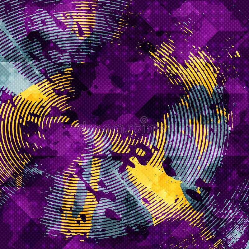 Beautiful Abstract Pattern Psychedelic Graffiti Stock Vector ...