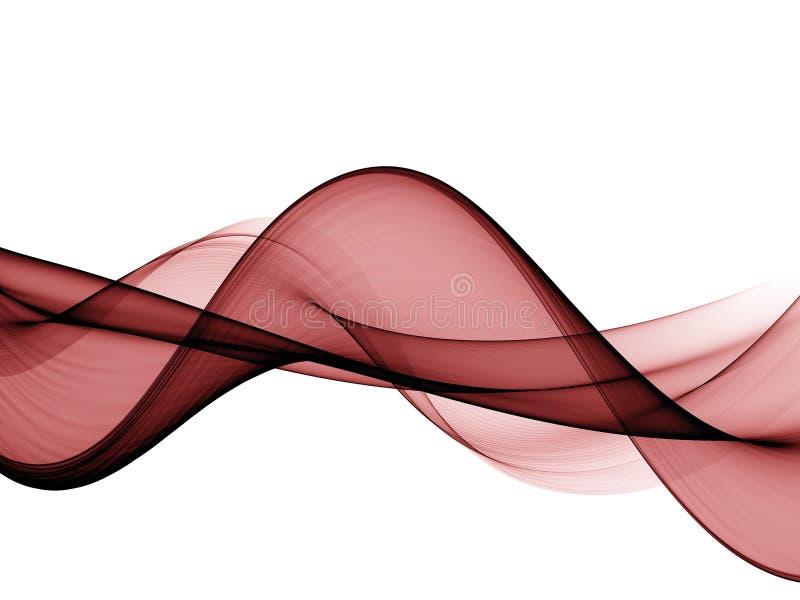 Abstract Red Flow Wave Background Stock Illustration - Illustration of ...