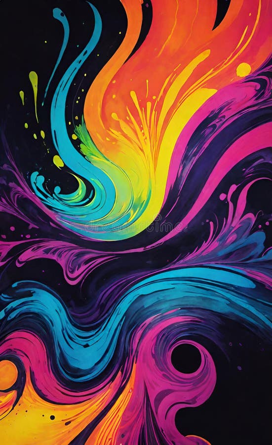 Beautiful Abstract Shape and Pattern for Wallpaper Ai Generated Image ...