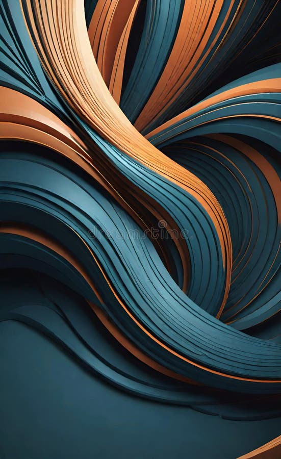Beautiful Abstract Shape and Pattern for Wallpaper Ai Generated Image ...