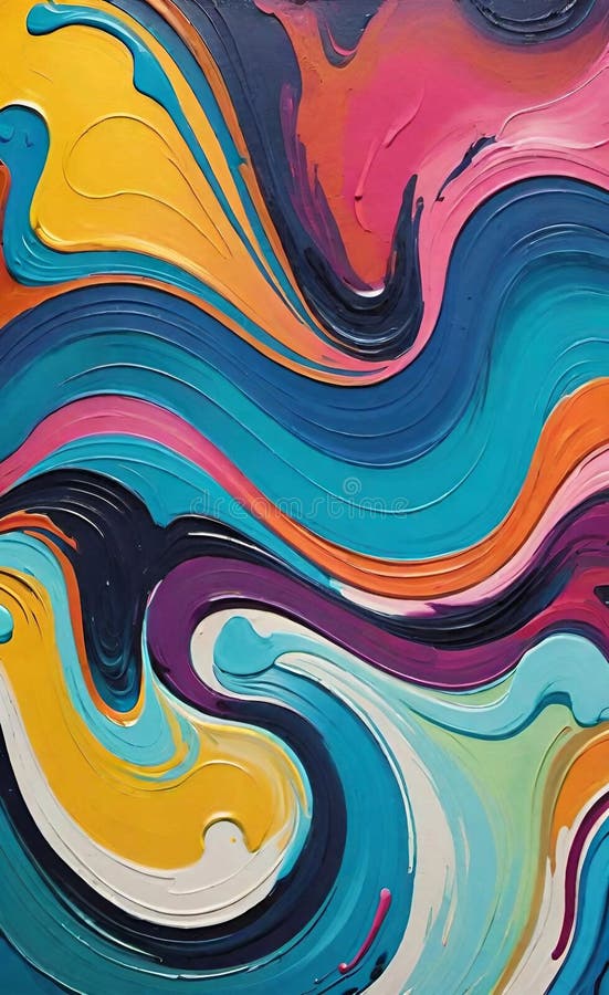 Beautiful Abstract Shape and Pattern for Wallpaper Ai Generated Image ...