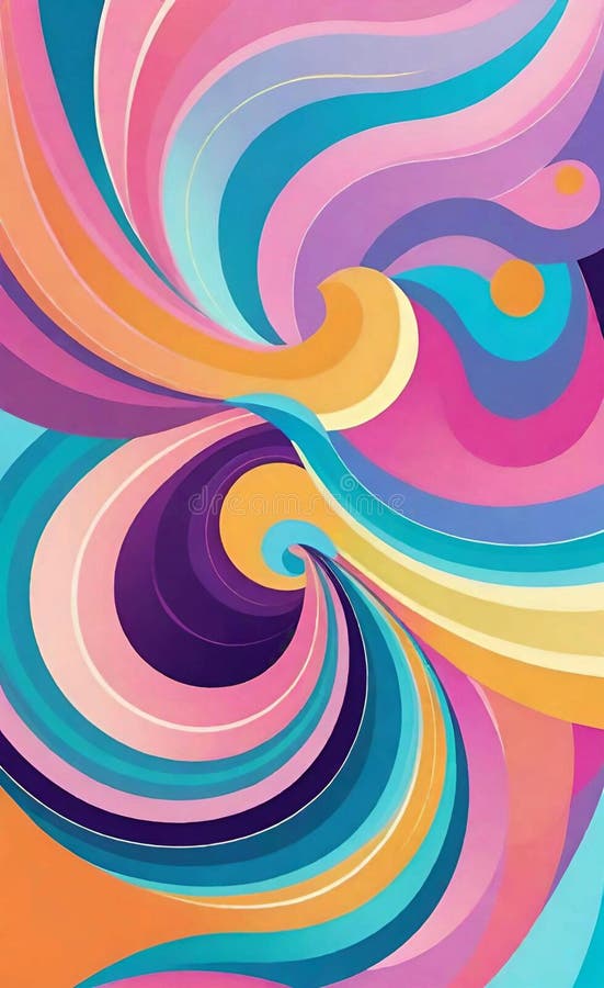 Beautiful Abstract Shape and Pattern for Wallpaper Ai Generated Image ...