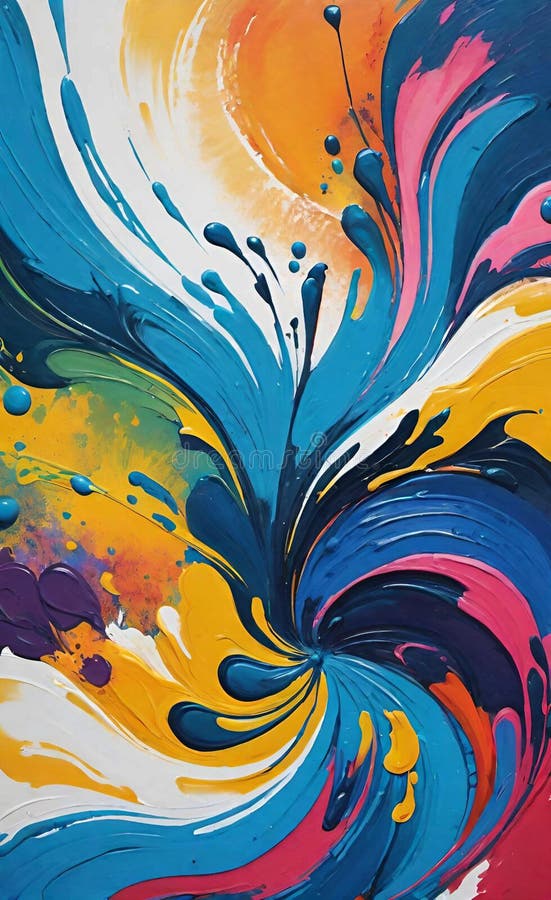 Beautiful Abstract Shape and Pattern for Wallpaper Ai Generated Image ...