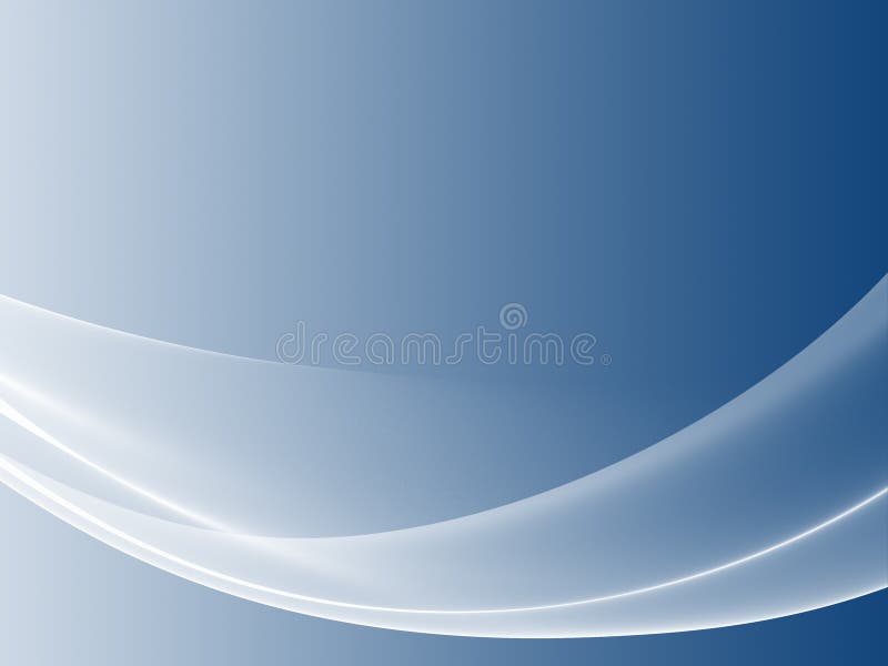 Abstract Soft Blue Line Wave Background Stock Illustration ...