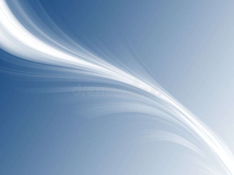 Abstract Soft Blue Line Wave Background Stock Illustration ...
