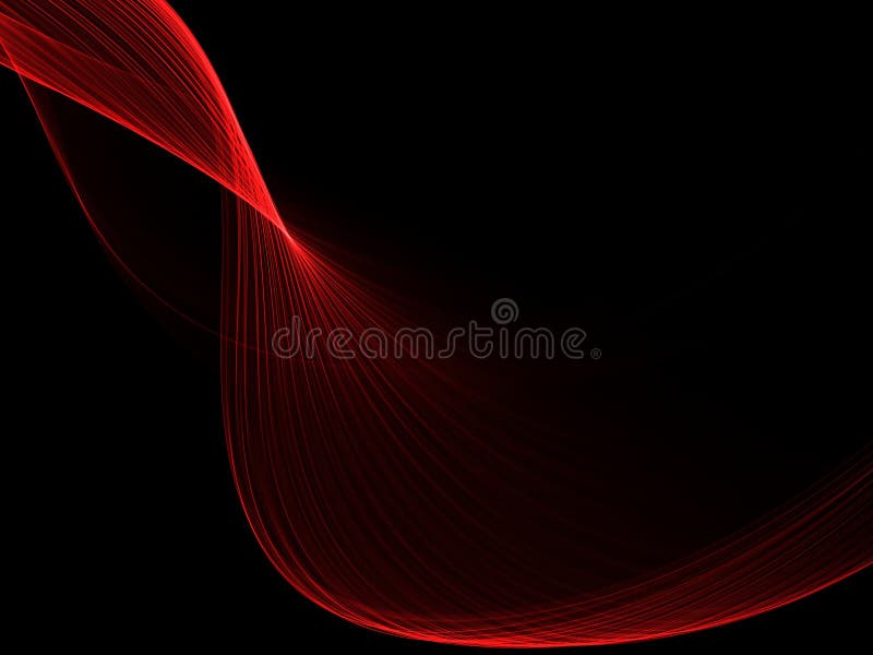 Abstract Soft Color Red Wave Background Stock Illustration ...