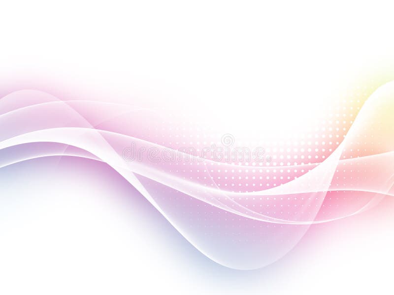 Abstract Soft Colorful Wave Background Stock Illustration ...