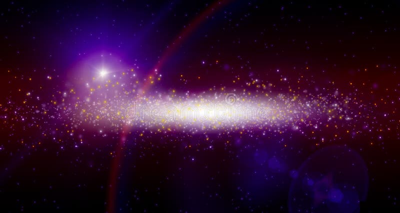 Beautiful abstract space. stock illustration. Illustration of field ...