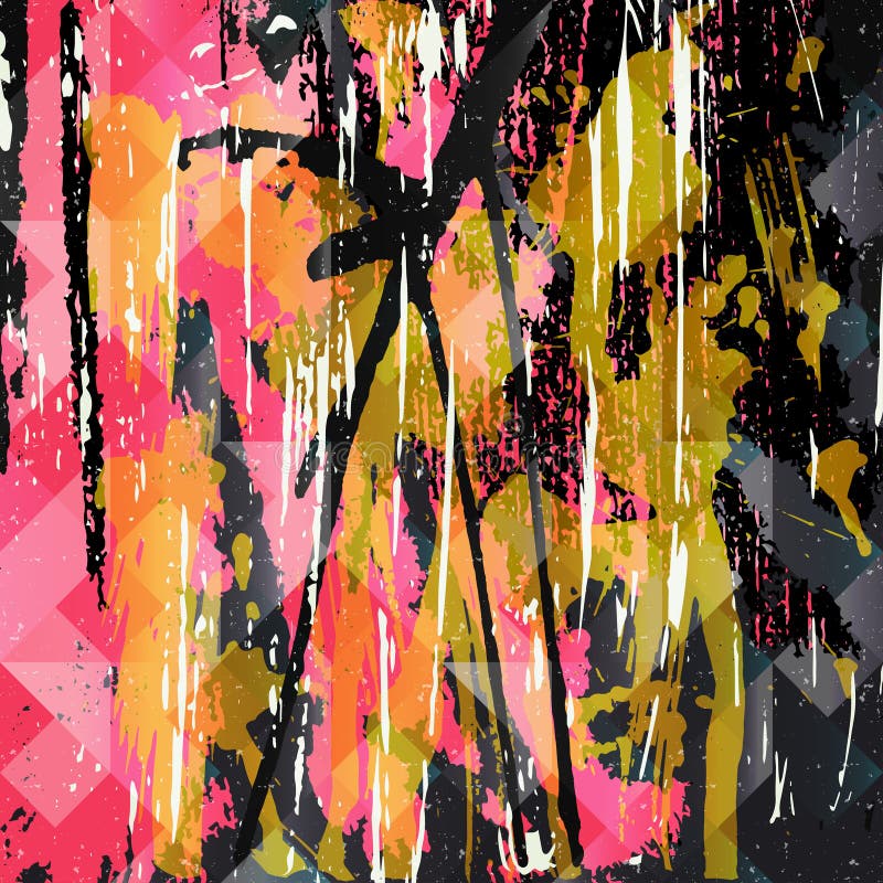 Beautiful Abstract Spot Graffiti Vector Illustration Stock Vector ...