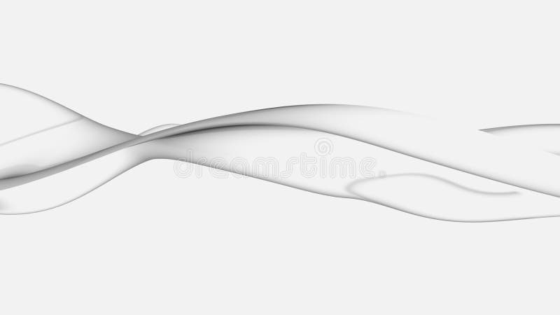 The Beautiful Abstract Stylized Flowing Lines on White Stock ...