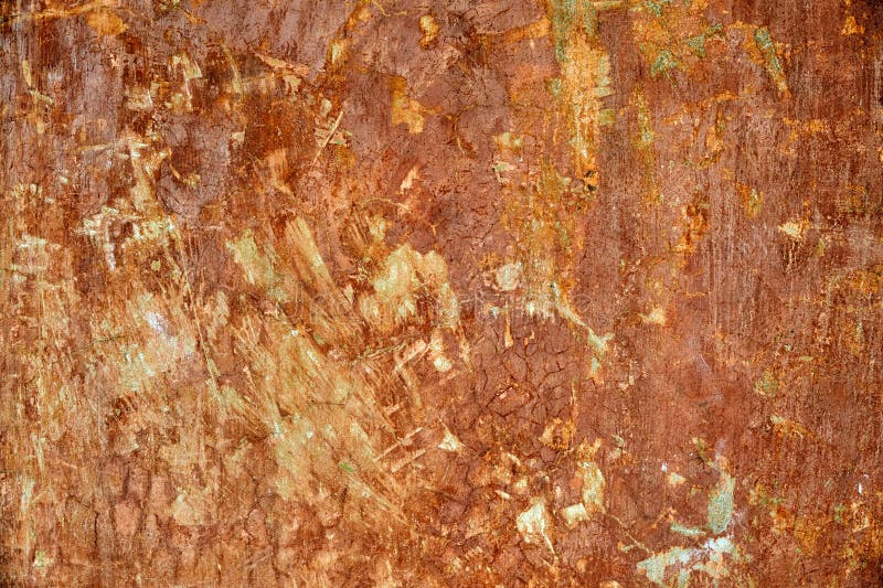 Beautiful Abstract Texture Background from an Iron Sheet Covered with ...