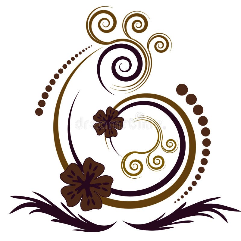 Autumn Vector Floral Design Stock Vector - Illustration of decoration ...