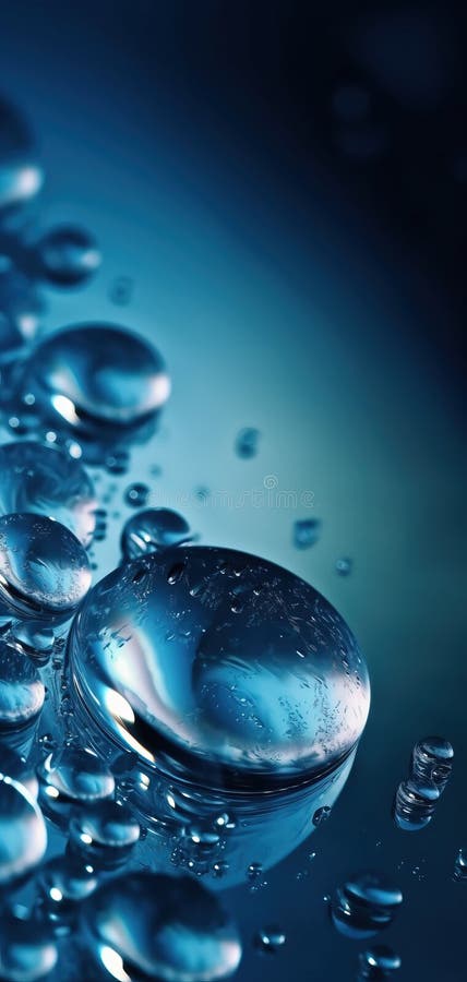 Beautiful Abstract Vertical Wallpaper Background with Water Drops ...