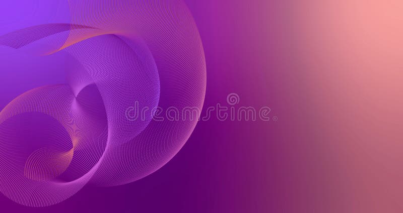 Beautiful Abstract Wave Technology Background with Magenta Digital ...