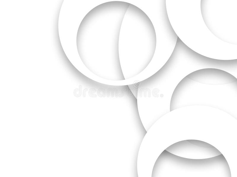 Abstract White Ring Shape Background Stock Illustration - Illustration ...