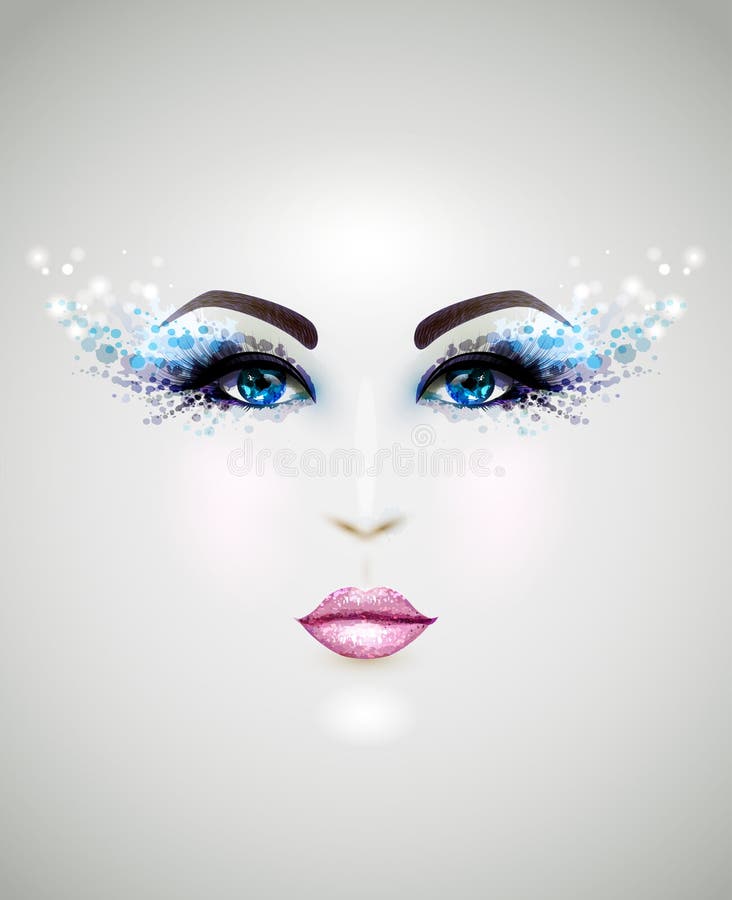 Beautiful abstract women stock vector. Illustration of element - 75564482