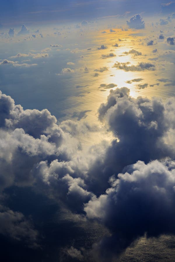 Beautiful Aerial View Maldives Stock Image - Image of island, clear ...