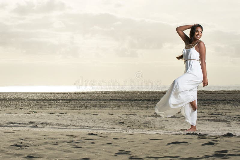 Beautiful African Girl Dance Pose Stock Photo - Image of dress, dancer ...