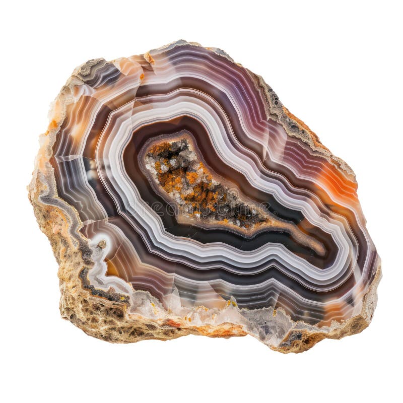Beautiful Agate Side View Isolate Stock Image - Illustration of smooth ...