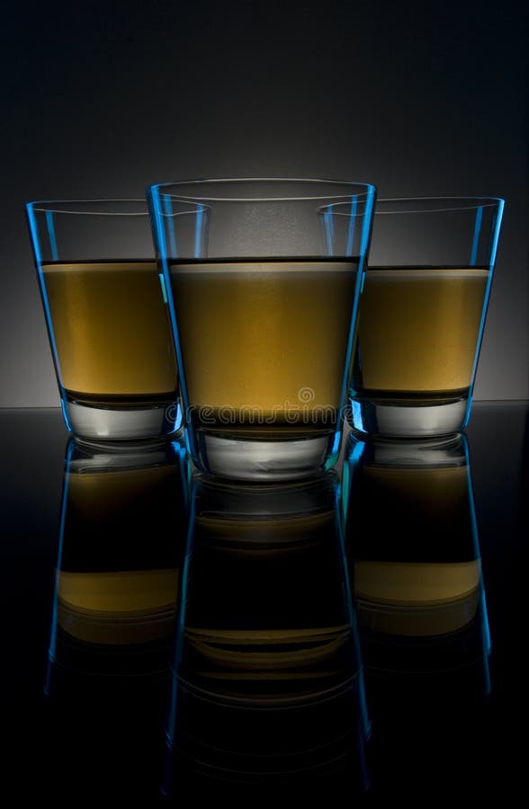 Beautiful Alcohol Glasses stock image. Image of alcohol - 7661527