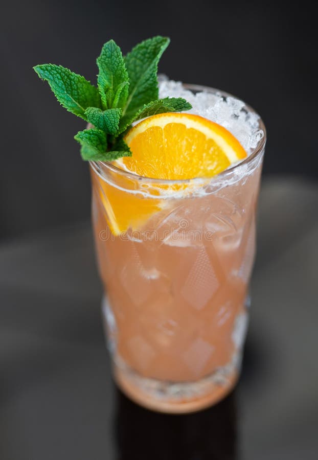 Beautiful Alcoholic Cocktail on the Bar Counter Stock Photo - Image of ...