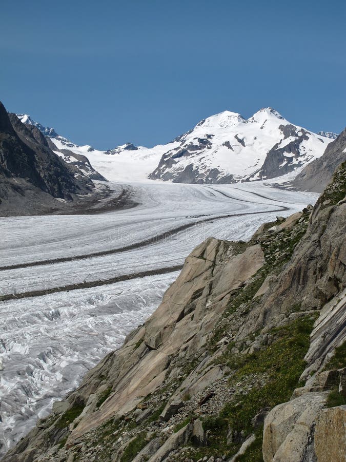 Beautiful Aletsch Area stock image. Image of climbing - 25817241