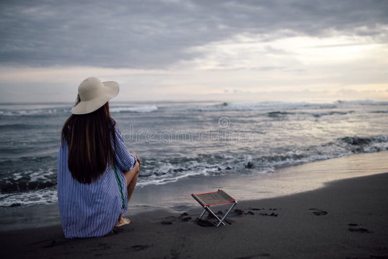 Beautiful Alone Girl Portrait Stock Photo - Image of casual, lady: 38776866