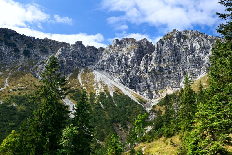 Beautiful Alps in Bavaria stock photo. Image of rock - 27640738