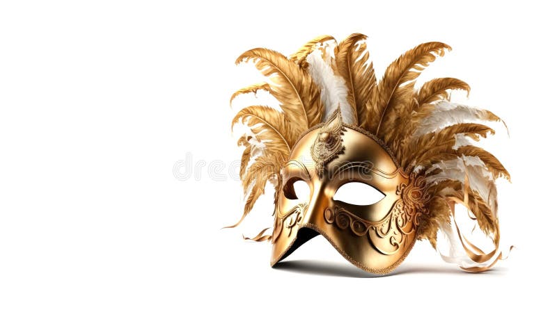 Beautiful and Amazing Carnival Mask. Fun Time. Generative AI Stock ...