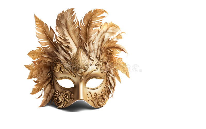 Beautiful and Amazing Carnival Mask. Fun Time. Generative AI Stock ...