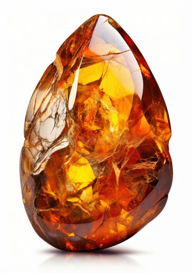 This is a Beautiful Amber Stone with Beautiful Natural Patterns on a ...