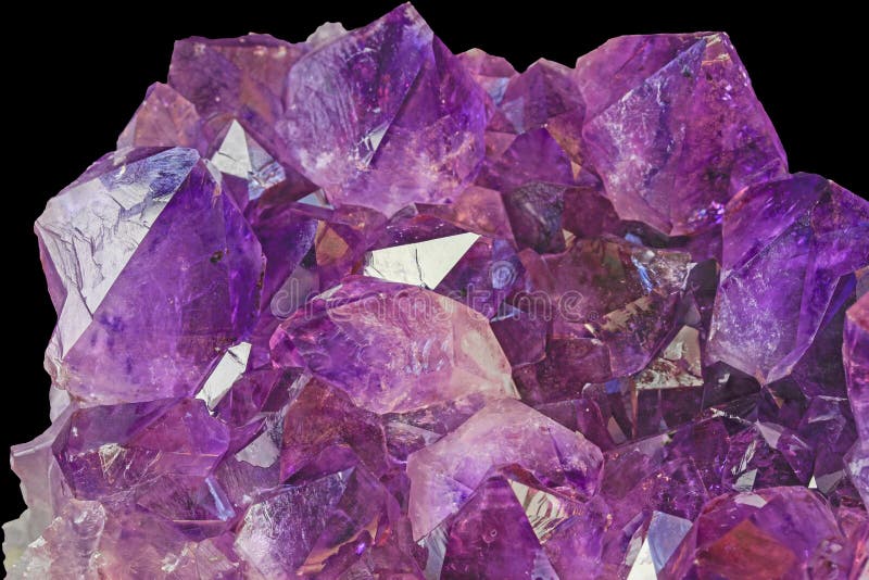 Beautiful Amethyst Crystals Stock Photo - Image of slice, exotic: 54968210