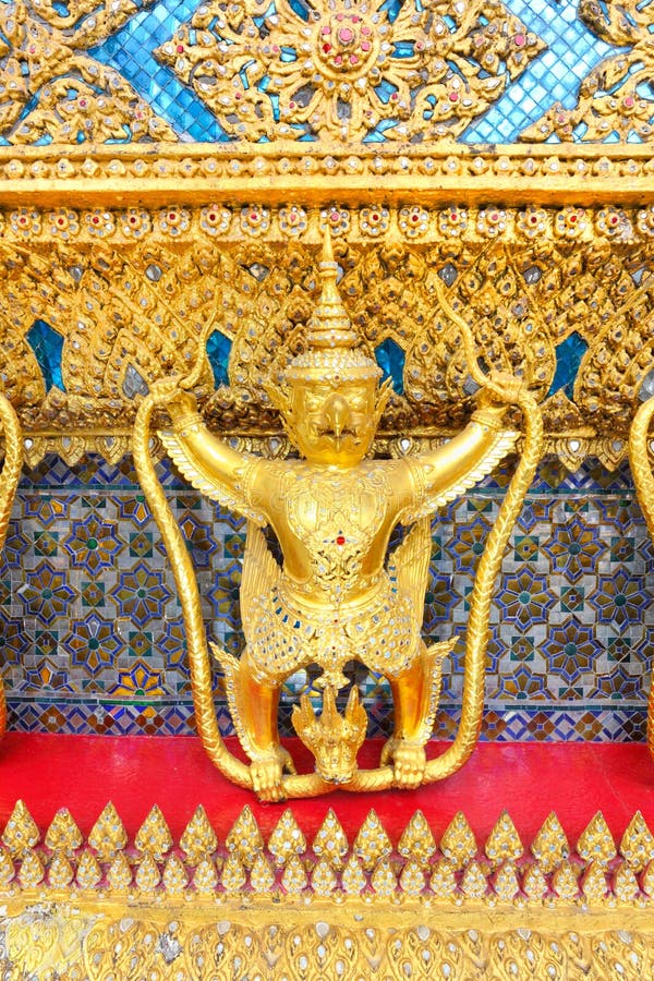 The Beautiful Ancient Garuda Over 100 Years Stock Image - Image of ...