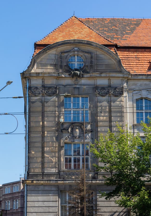 Beautiful Ancient Urban Building in Sunny Day Stock Photo - Image of ...