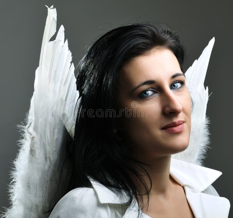 Beautiful angel stock photo. Image of portrait, concept - 8794794