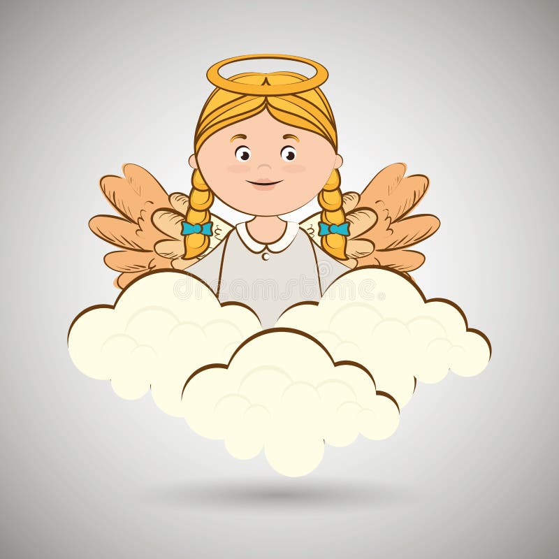 Beautiful angel design stock illustration. Illustration of wallpaper ...