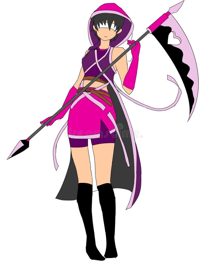 Cartoon Character Scythe Hand Stock Illustrations – 179 Cartoon ...