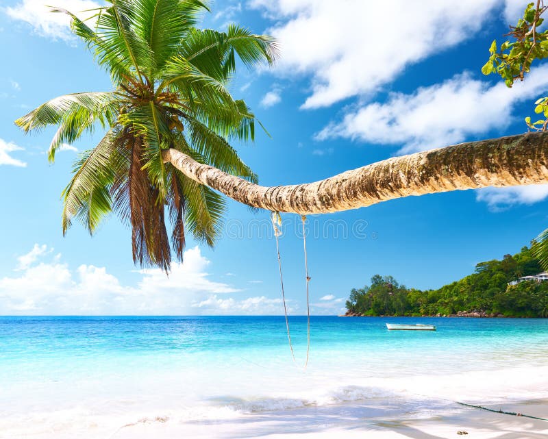 Beautiful Anse Intendance Beach at Seychelles Stock Photo - Image of ...