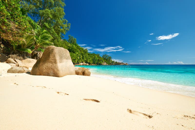 Beautiful Anse Intendance Beach at Seychelles Stock Photo - Image of ...