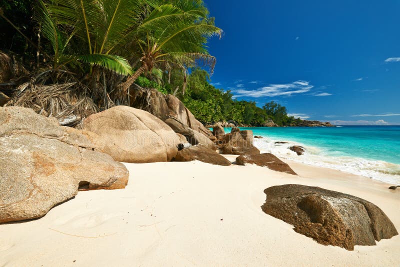 Beautiful Anse Intendance Beach at Seychelles Stock Photo - Image of ...