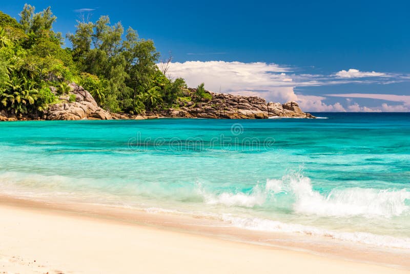 Beautiful Anse Intendance Beach at Seychelles Stock Photo - Image of ...