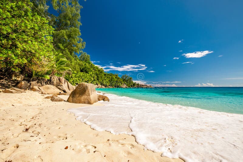 Beautiful Anse Intendance Beach at Seychelles Stock Photo - Image of ...