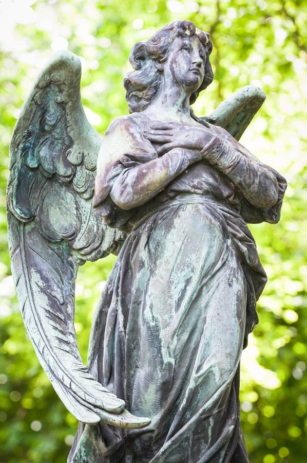 Angel statue stock photo. Image of symbol, statue, summer - 18855604