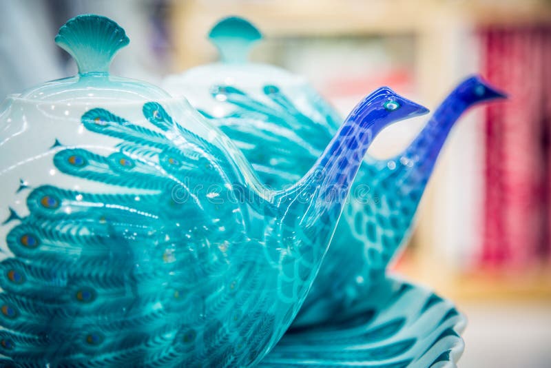 Beautiful antique teapots stock image. Image of ornamental - 64916335