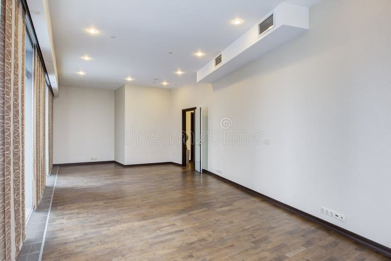 Beautiful Apartment, Interior, Empty Room Stock Photo - Image of white ...
