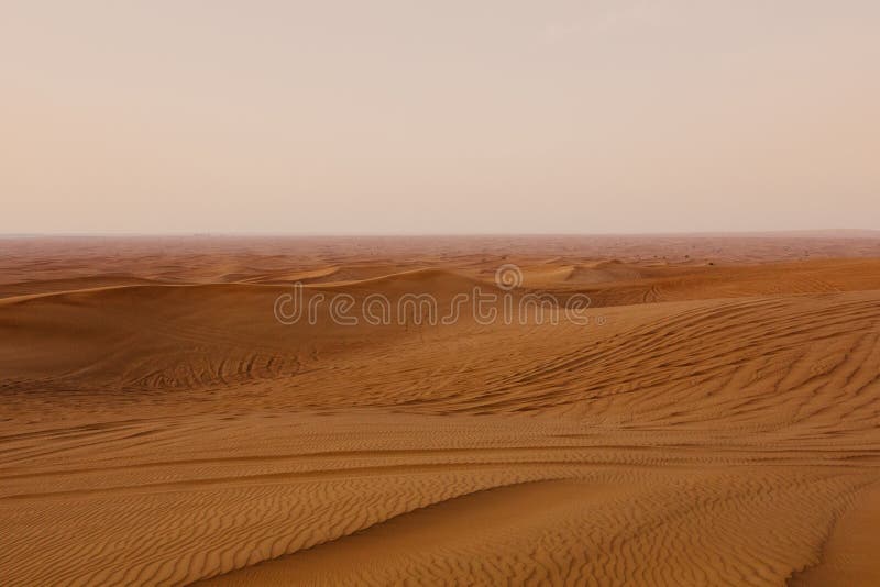 Beautiful Arabian Desert Landscape Stock Image - Image of extreme ...