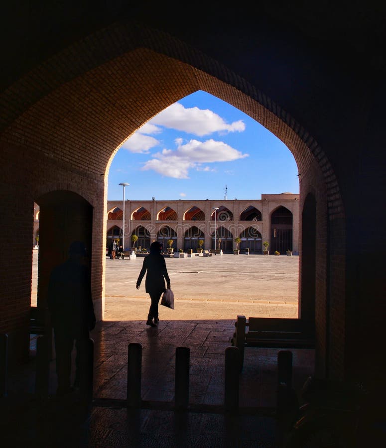 Beautiful Arch from Senter Bazaar Isfahan Iran Stock Photo - Image of ...