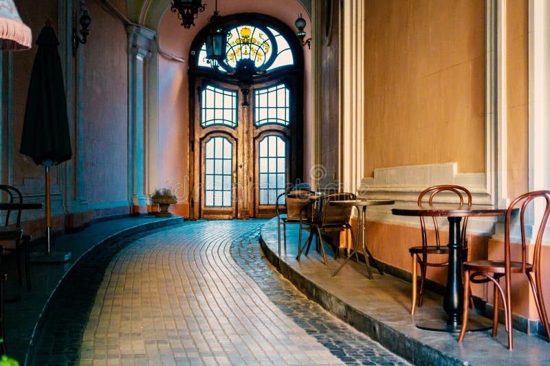 Beautiful Arched Passage in a Historic Building Stock Photo - Image of ...