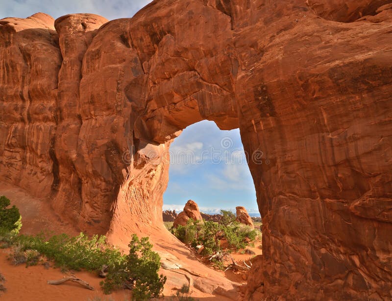 Beautiful Arches National Park, Utah Stock Photo - Image of landscape ...