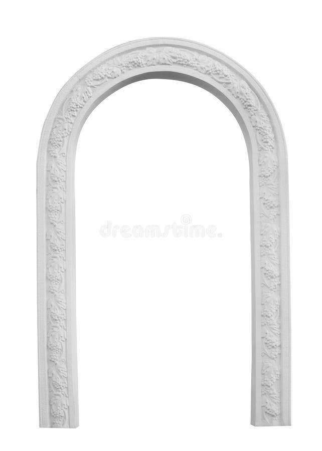 Beautiful Architectural Arch Isolated on White Background Stock Photo ...